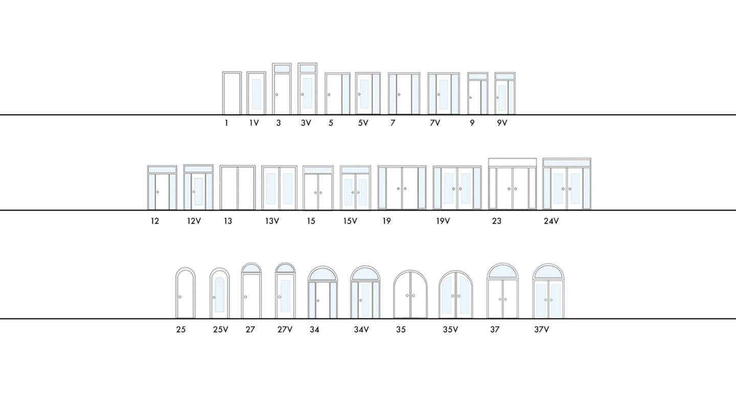 Door Layouts | Option Categories | Salus Security Doors